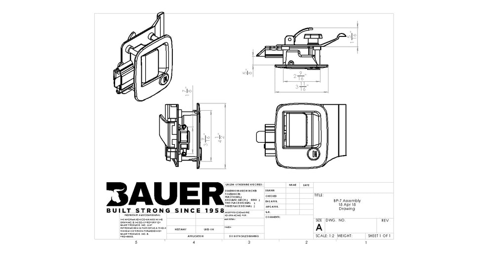 BP-7 | Keyless Rv Door Lock | BauerProducts – Bauer Products